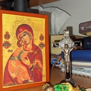 The Holy Trinity Icon Jesus Christ Handmade Greek Orthodox | Etsy