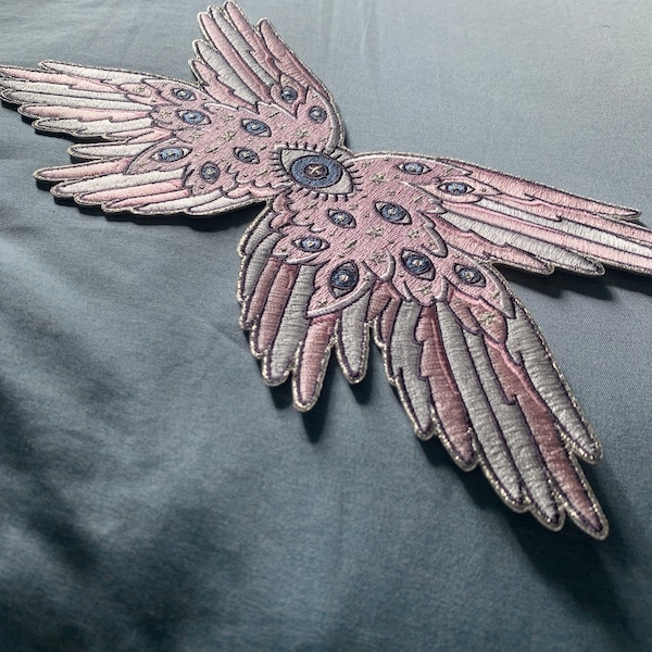 Angel Wings XL Back Patch for Jackets - Biblically Accurate Angel ...