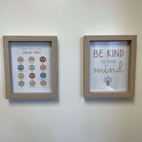 Be Kind to Your Mind Print - School Psychologist Office Decor - School ...