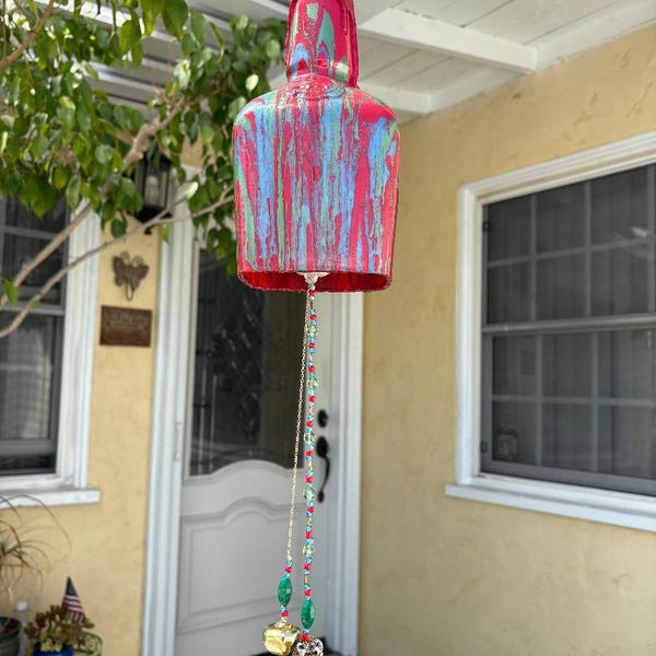 GRAB BAG Wine Bottle Wind Chimes (pot Luck) - Etsy