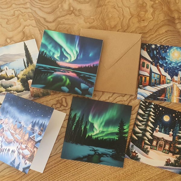 Singer Christmas Card | Musical Notes Greeting Card | Choir Note Card ...