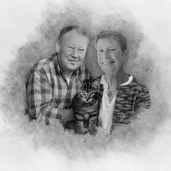 Add Deceased Parent to Wedding Photo – Realistic Color Portrait ...
