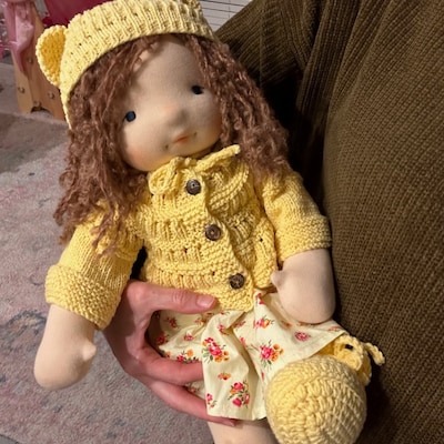 Waldorf Doll Making Tutorial 12 Inch Doll PDF Patter Step by Step ...