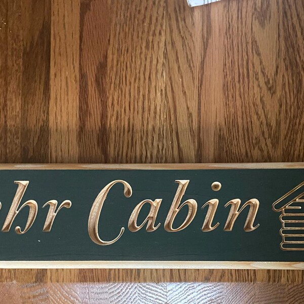 CUSTOM Hiker Trail Hiking Trail Sign Routed Carved Sign Dark Brown With ...