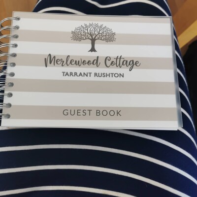 Personalised Holiday Home Guest Book, Holiday Home Visitor Book ...