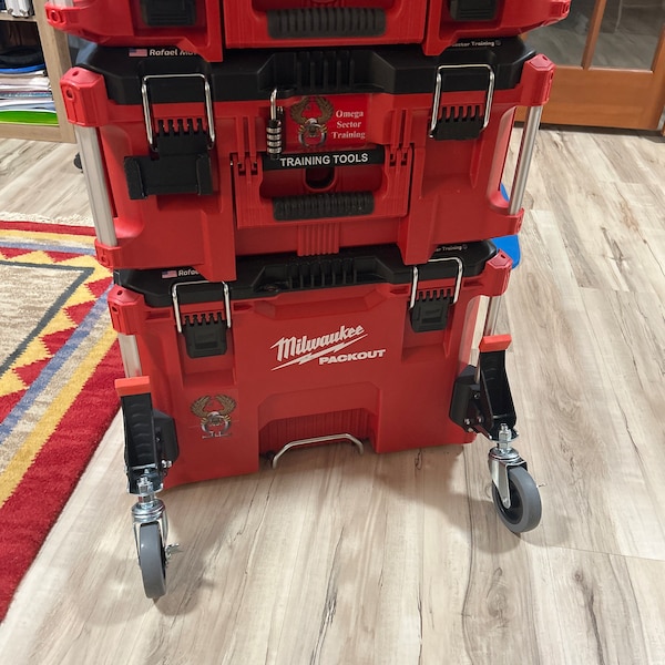 Milwaukee PACKOUT Modification: Milwaukee Packout Front Caster Wheels ...