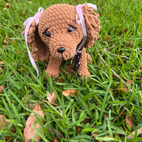 Crochet Pattern Spaniel Dog/ Amigurumi Tutorial Stuffed Puppy/ English ...