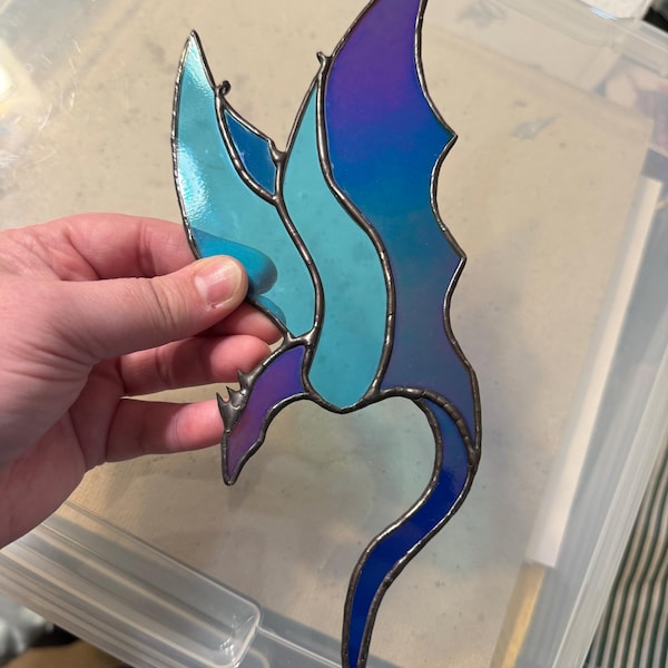 Dragon Portrait Pattern for Stained Glass (hobby) - Etsy