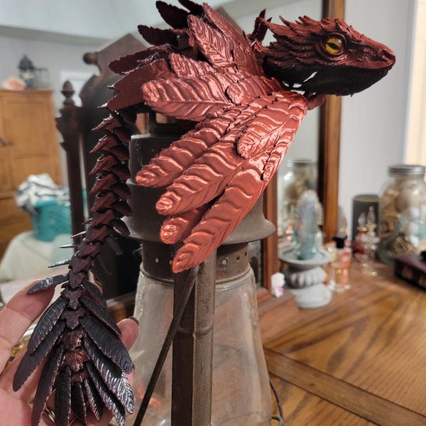 Articulated Parrot/articulated Bird/3d Printed Fidget Toy/desktop ...