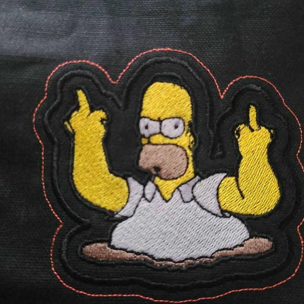 Homer Simpson, the Simpsons Embroidery Design #2 - Etsy