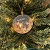 Personalized Christmas Scene Ornament, Holiday Ornament, Christmas Tree Ornament, Mountain ...