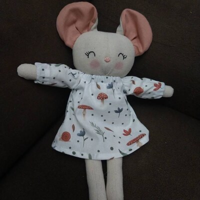 Mouse Sewing Pattern PDF Make a Cloth Mouse Doll / Stuffed - Etsy