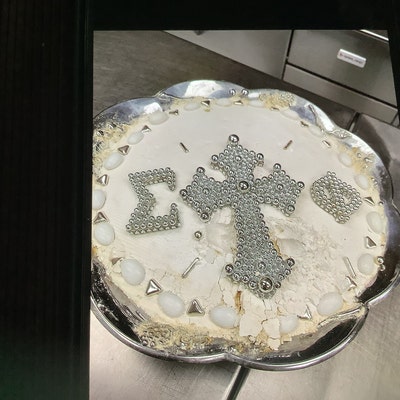 Koliva Cross, Memorial Cross, Orthodox Church Memorial, Greek Orthodox ...