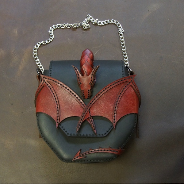 PDF & DXF Leather Dragon Hunter Bag PDF Pattern - Etsy