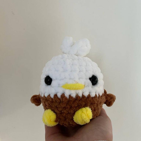 Crochet Eagle Pattern LOW SEW Bird Mini Baby Eagle Stuffed Animal PDF ...