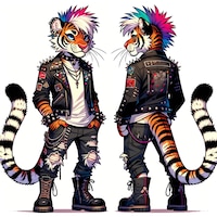 Fire Elemental Lion Adoptable Character - Digital Download HD Image ...