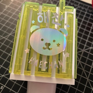 Kpop Photocard Toploader Sticker Deco - Etsy