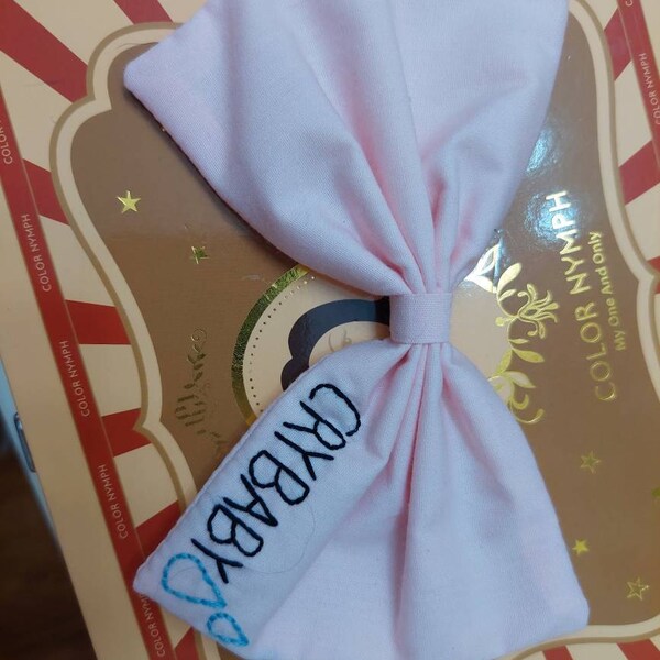 Cry Baby Tear Inspired Embroidered Hair Bow - Etsy