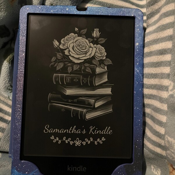 YOUR NAME Personalized Kindle Lock Screen, Wallpaper for Kindle ...