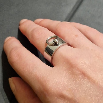 Bone Carved Statement Ring Handcrafted Real Bone Ring Natural Bone ...