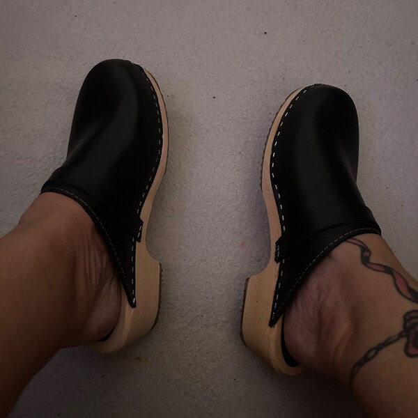 NEW Swedish Clogs Sweden Classic Retro Patent Yellow Leather by Lotta ...