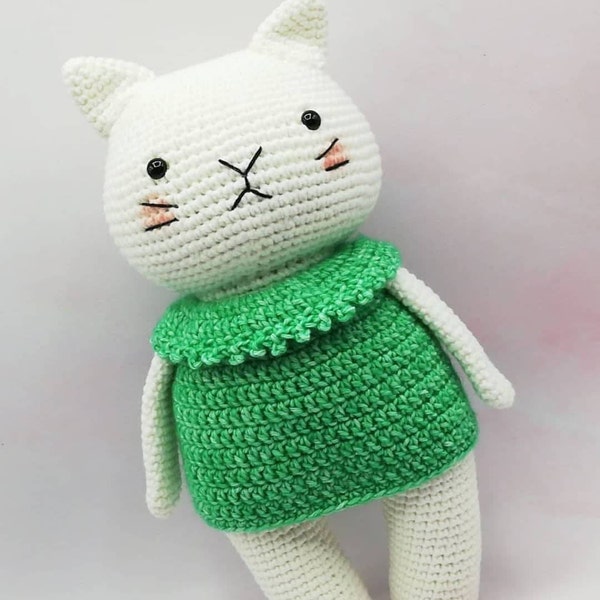 Adorable Oreo & Mochi the Cat Crochet Pattern by Hainchan - Etsy