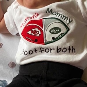 House Divided Baby Embroidered Football Bodysuit Shirt Burp - Etsy