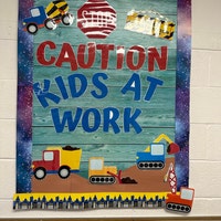 Reach for the Stars Bulletin Board Display Kit Custom Any Words ...