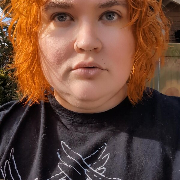Copper Ombre Choppy Bob Wig: Shaggy Human Hair, Edgy Style - Etsy