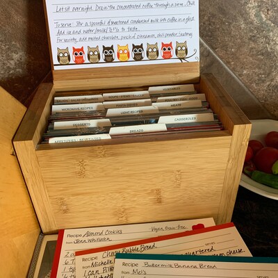 Recipe Cards Family Tree - Etsy