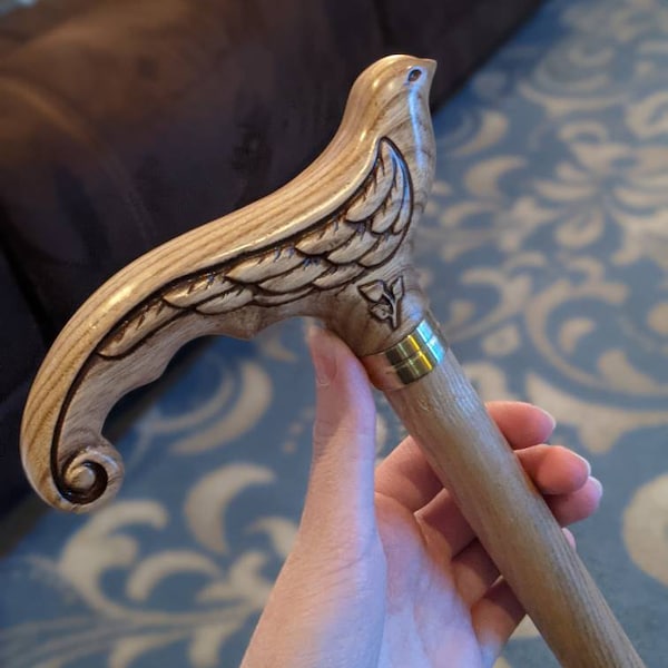 Swallow Bird Light Wooden Walking Cane Ladies Walking Stick Elegant ...