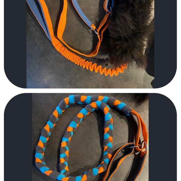Braided Fleece Leash 3-in-1 – Perfect for Agility Starts - Etsy