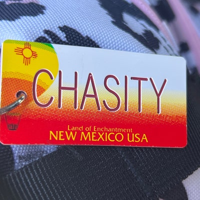 Personalized Engraved California Classic Replica License Plate Keychain ...