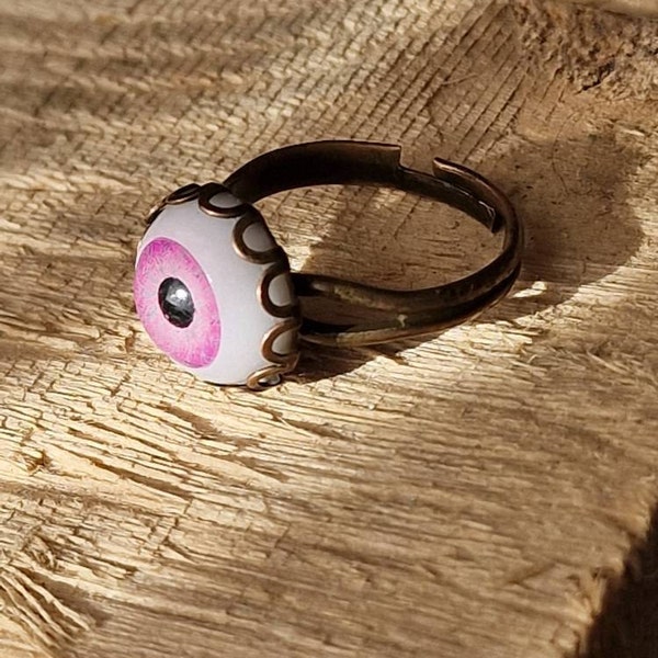 Doll Eye Ring, Eye Ring, Protective Talisman, Evil Eye, Boho Ring ...