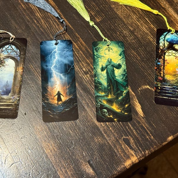 Koi Fish Metal Bookmarks W/ Tassels, Fish Lover Bookmark, Koi Gift ...