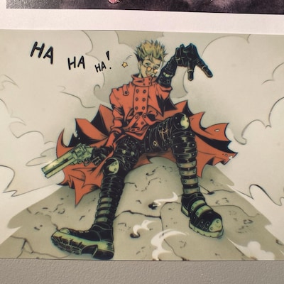 TRIGUN Vash Angel Print - Etsy