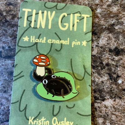 Tiny Gift Hard Enamel Pin Beetle Pin Cute Insect Enamel Pin Lapel Pin ...