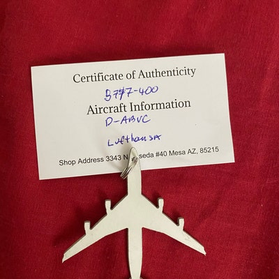 Boeing 747 Fuselage Keychain D-ABVC - Etsy