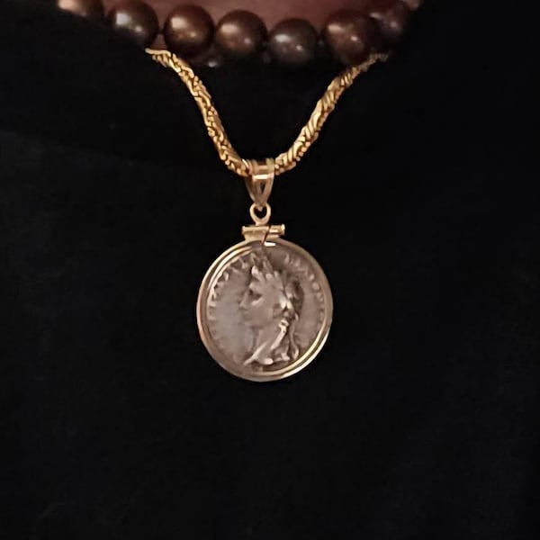10k Gold Real King Midas Coin Necklace | Ancient Phyrgian Greek Coin ...