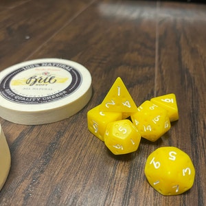 Cheese Themed Dice Set D&D Dice DND - Etsy