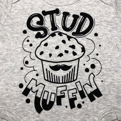 Stud Muffin SVG Hand Drawn Svg Baby Cute Muffin Love Valentines Day Svg ...