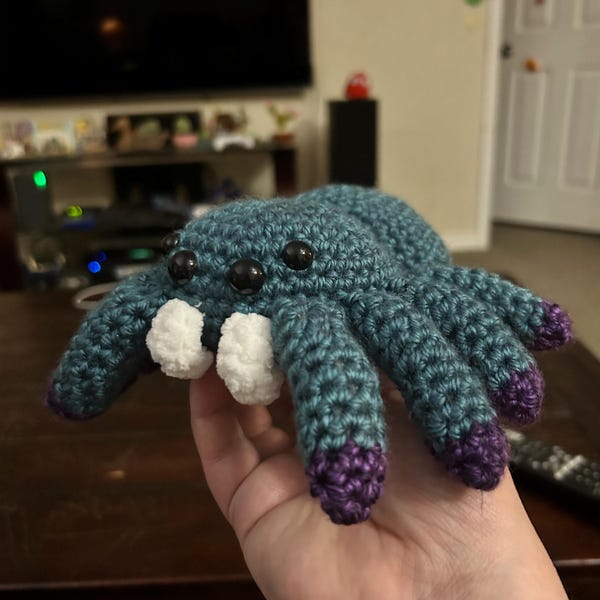 Spider, Crochet Pattern, PDF, Digital, Download, Low Sew Spider Pattern ...