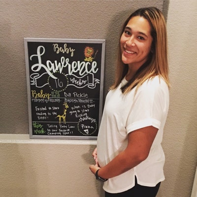 Personalized Pregnancy Tracker, Personalized Pregnancy Chalkboard ...