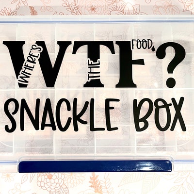 Snackle Box Svg Snack Box Svg Where's the Food Tackle Box Svg Snacks ...