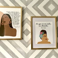 Afro Latina Art, Afro Latinx, Black Latinx Print, Espanol Spanish Text ...
