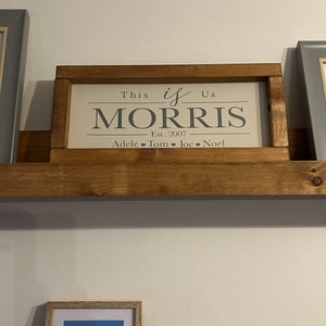 Love You,bye Farmhouse Style Modern Sign Rustic Present gift UK Quote ...