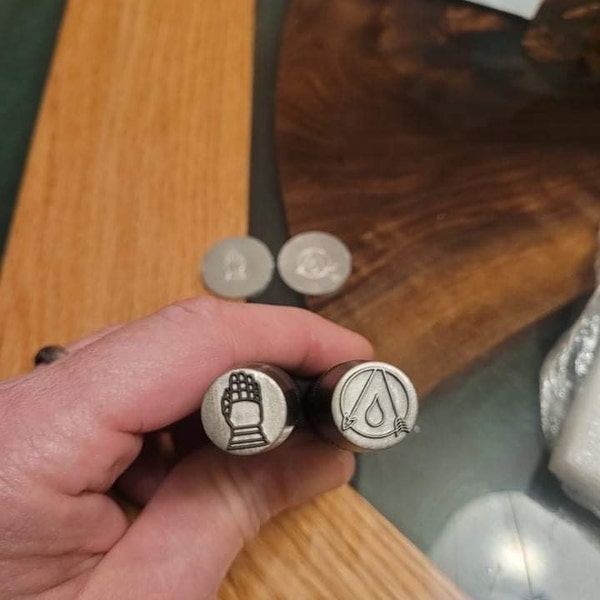 Custom Blacksmith Touchmark Stamp Custom Steel Hand Stamp Stainless ...