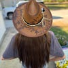 Sunflower Wide Brim Custom Fedora Hat Tan, Summer, Feather, Country, Concert, Lainey Wilson ...