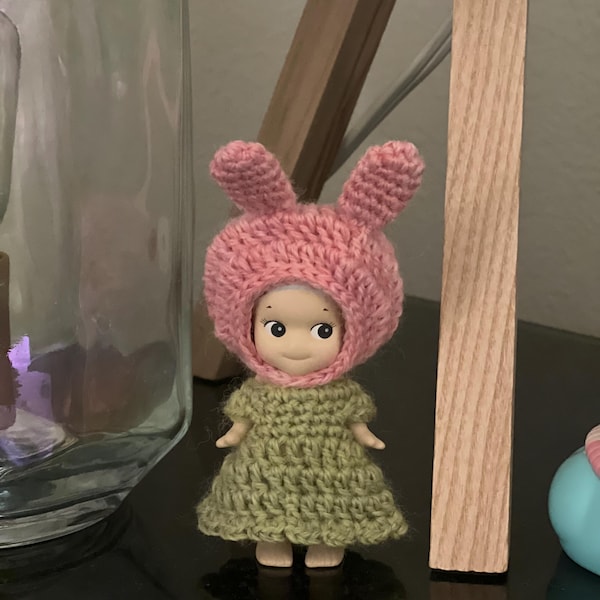 Sonny Angel Closet: Crochet Cut-out Curved Overall | Cut-out Dress - Etsy