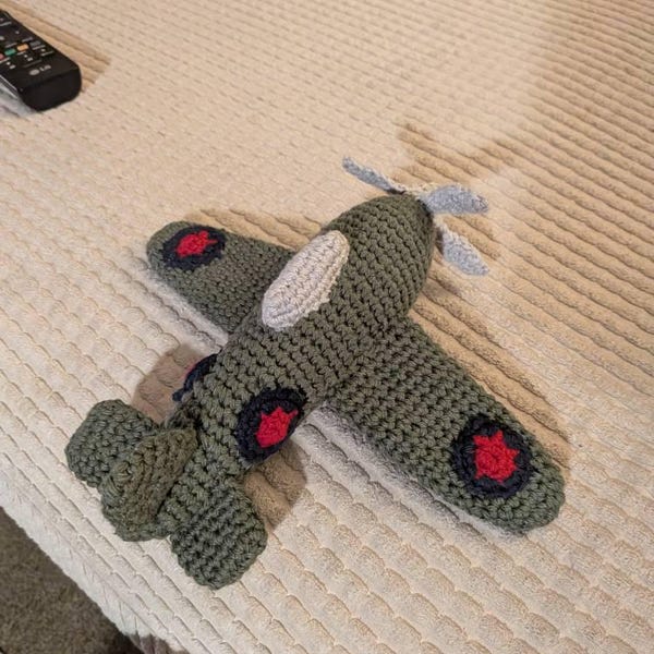WW2 Spitfire Crochet Pattern PDF Only - Etsy
